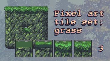 How To Draw Pixel Art Grass