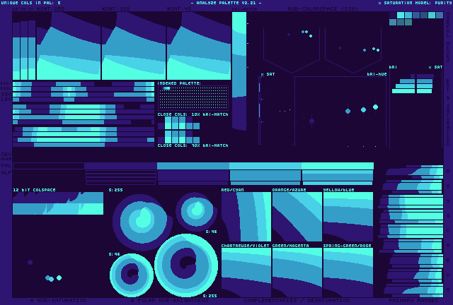 Albuquerque Blue Palette