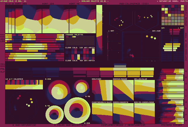 Amethyst and gold mines Palette
