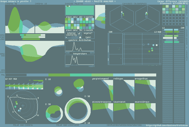 Battle On Namek Scenery Palette (DokkanBattle Pixel Art Palette) Palette