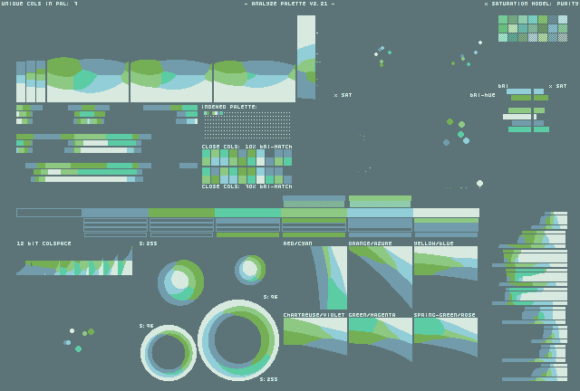Battle On Namek Scenery Palette (DokkanBattle Pixel Art Palette) Palette