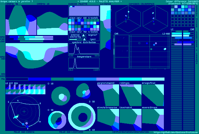 Blue Colors Palette