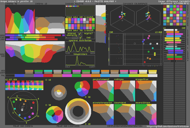 PlanetCraft Colors Palette