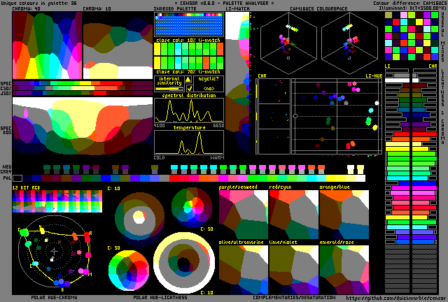The 36 Colour RGB Pallete! Palette