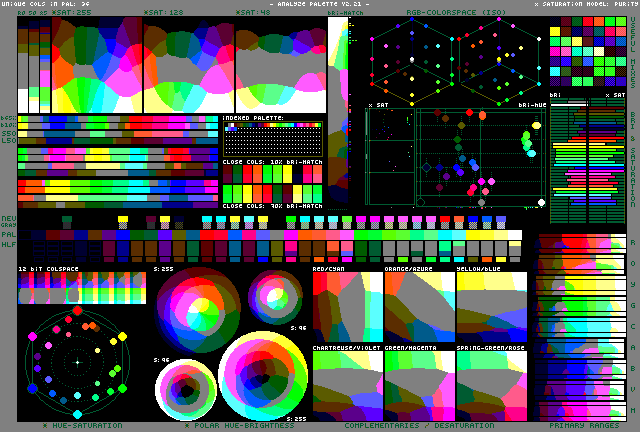 The 36 Colour RGB Pallete! Palette